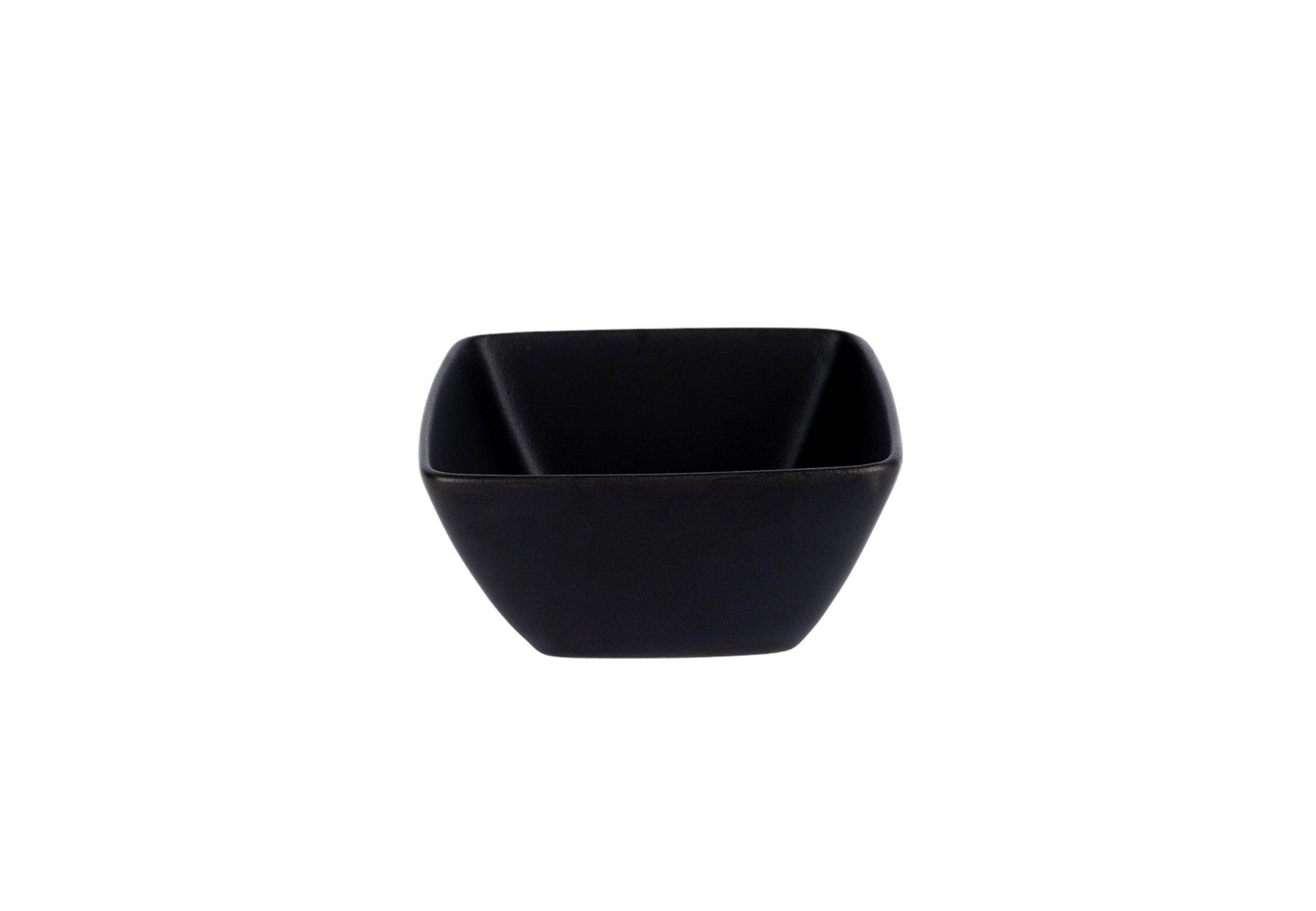 Square Dipping Bowl (matt Black) - CMA Event Hire