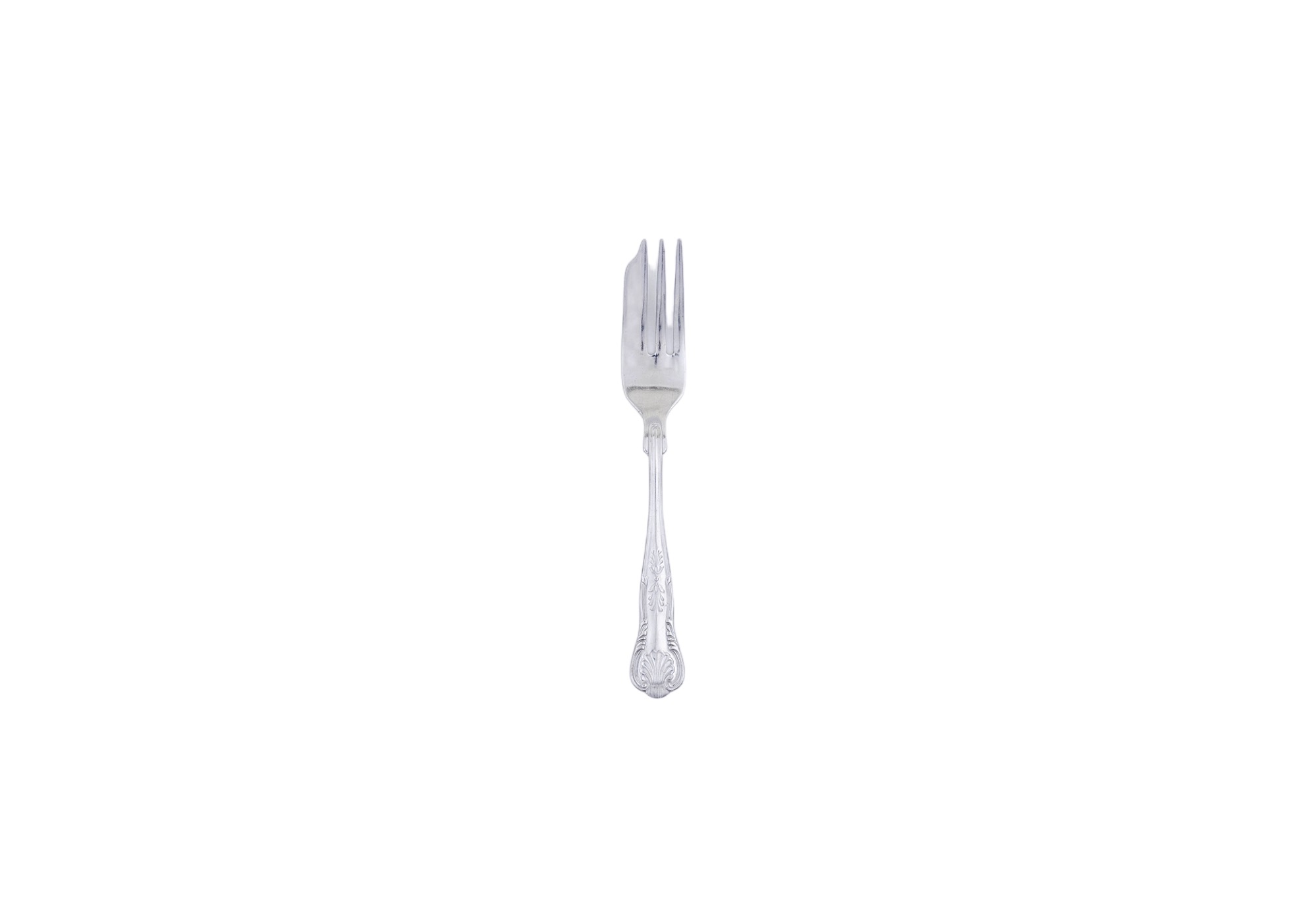 Kings Pattern Pastry Fork (stainless) - CMA Event Hire