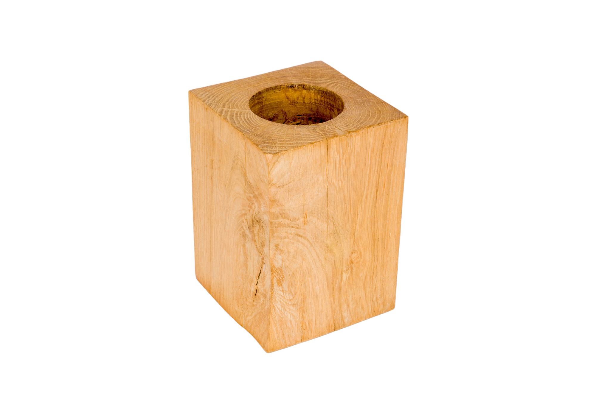 Oak Block Stand - CMA Event Hire